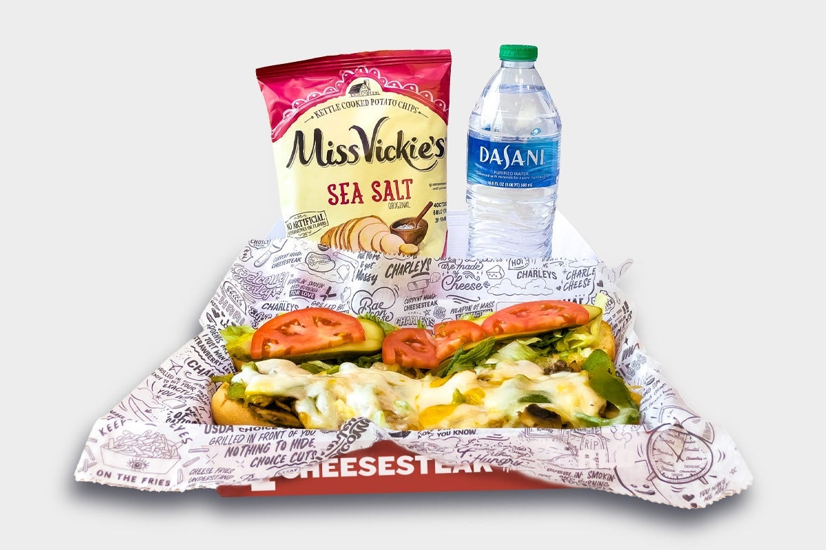Veggie Cheesesteak Boxed Meal Small Group Catering | Charleys Cheesesteaks Veggie Cheesesteak Boxed Meal Small Group Catering | Charleys Cheesesteaks