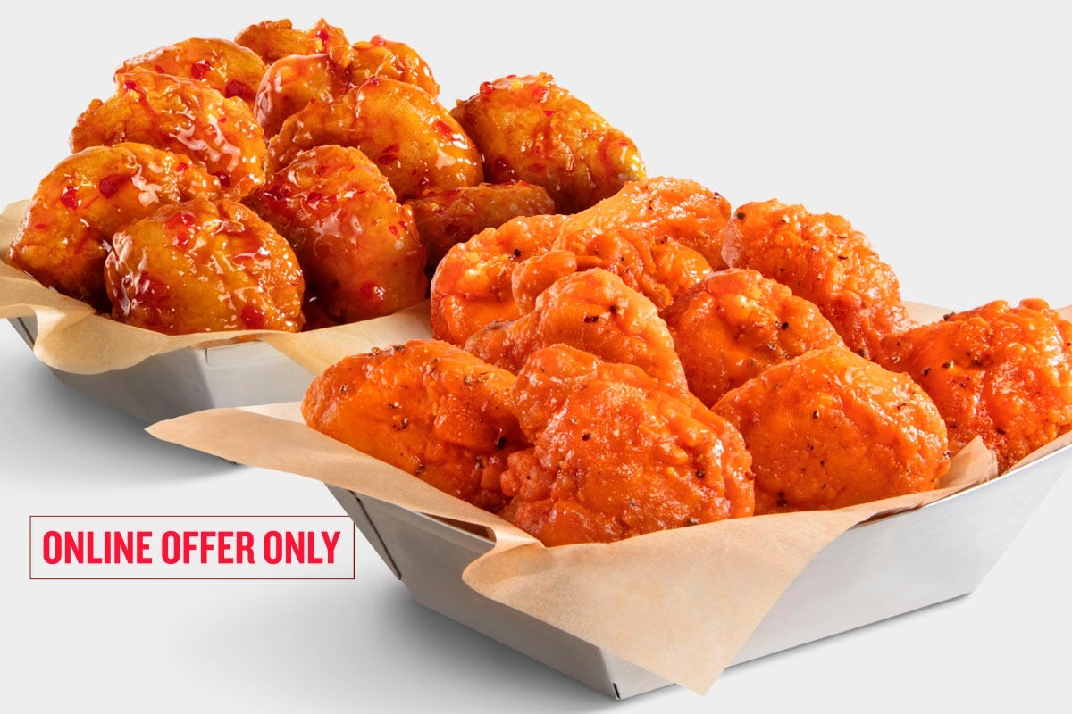 BUY ONE GET ONE FREE - 10 PC BONELESS WINGS Boneless | Charleys ...