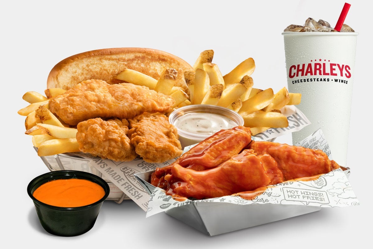 ULTIMATE CHICKEN COMBO | Featured | Charleys Cheesesteaks